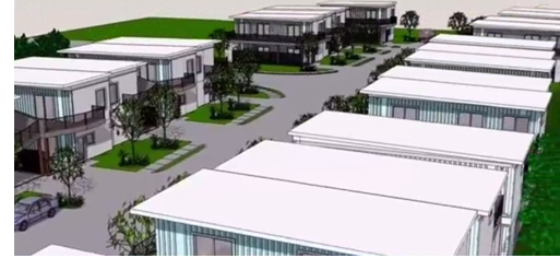 Contain yourself: Container community groundbreaking | Texas Real ...