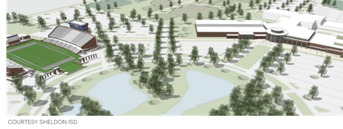 Sheldon ISD plans 570,000-sf campus with collegiate style | Texas Real ...